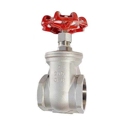 304 Stainless Steel Gate Valve, 2" NPT Stainless Steel Female Threaded ...