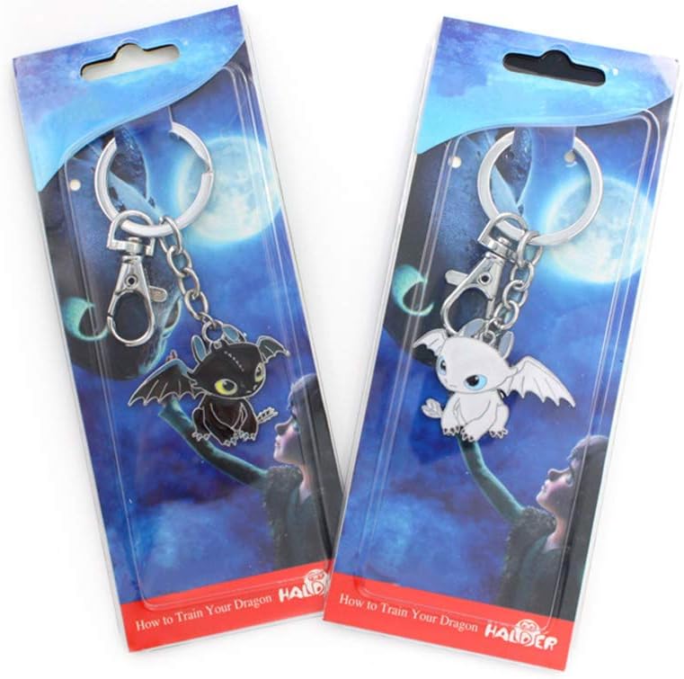 MINGZE Keychain, How to Train Your Dragon Night Fury Toothless Figure ...