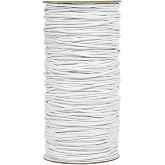 Amazon.com: 2 Rolls FIVEIZERO White Elastic Bracelet String Total 330 ...
