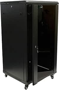 Amazon.com: NavePoint 22U IT Wall Mount Network Server Data Cabinet ...