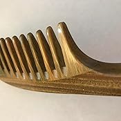 Amazon.com : Hair Comb for Curly Hair - Breezelike Wide Tooth Wooden ...