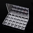 Amazon.com: LIFOOST 24 Slots Rhinestone Box Storage Containers Empty ...