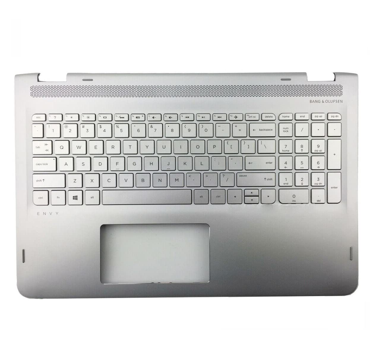 wzqrps Replacement Laptop Upper Case Palmrest Backlit Keyboard Touchpad ...