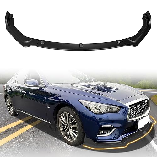 MODILOVER Front Bumper Lip Spoiler, Compatible with 2018-2024 Infiniti ...