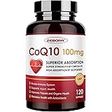 Amazon.com: CoQ10-200mg-Softgels with PQQ, BioPerine & Omega-3, 120 Servings Coenzyme Q10 ...