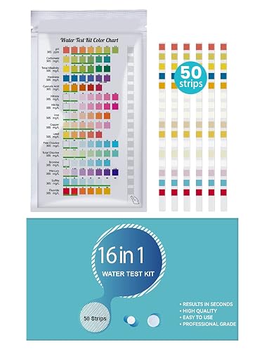 Pitasha 16 in 1 Premium Water Testing Kits for Drinking Water - 50 ...