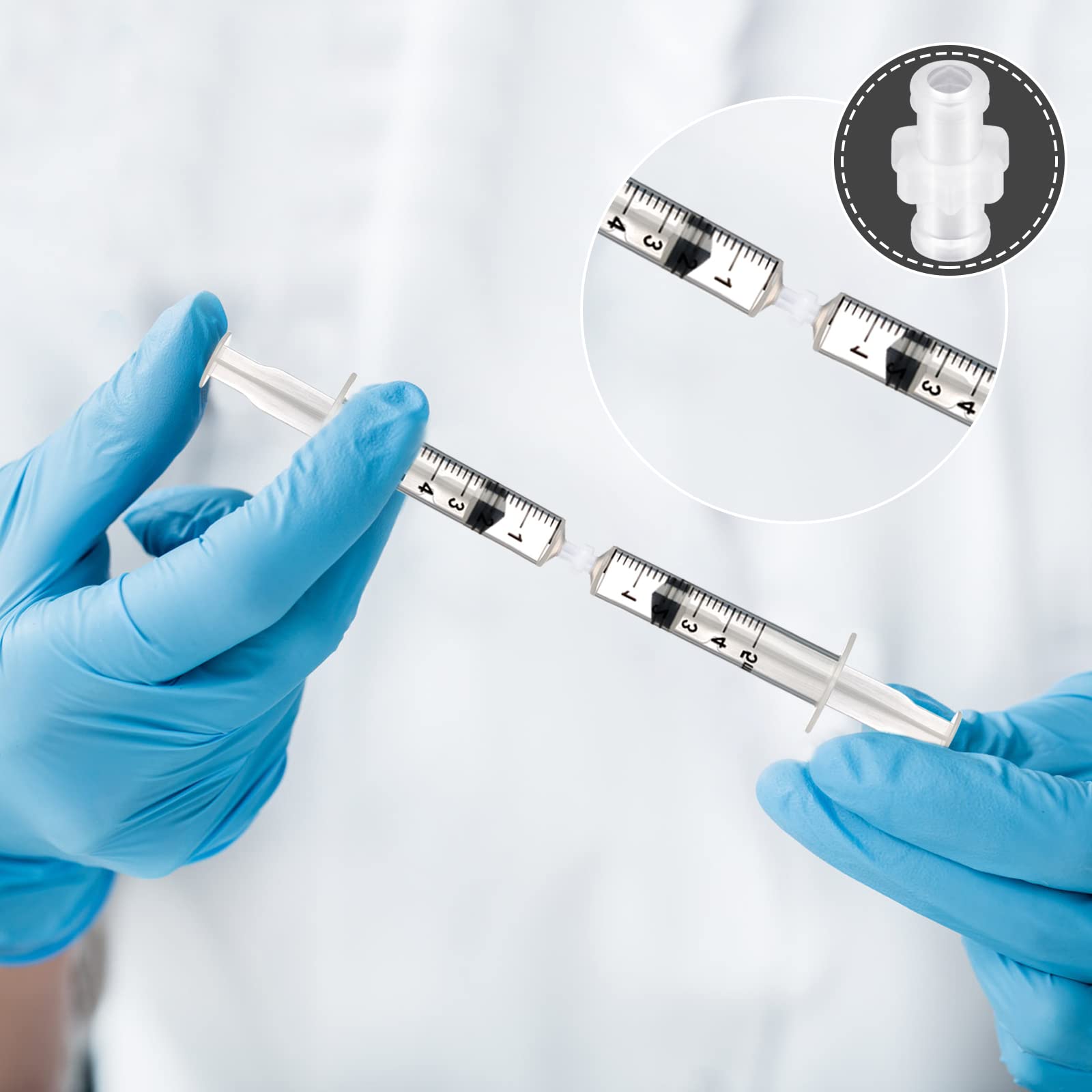 Mua 20 Pcs Syringe Adaptor, Luer Lock Female Luer Syringe to Syringes ...