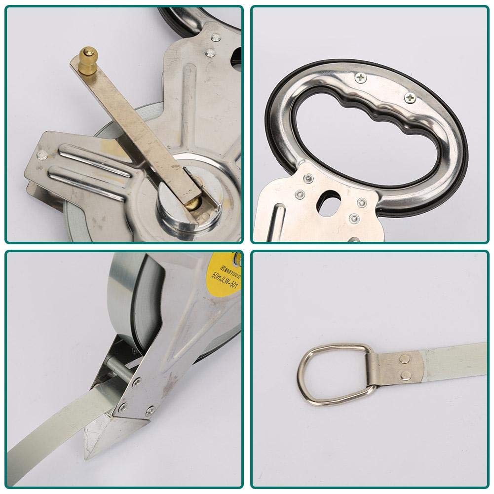 Stainless Steel Tape Measure, 50M Stainless Steel Tape Measure ...
