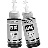 Amazon.com: SHUOLEI 664 T664 Ink Compatible T664 Refill Ink Bottles Work with ET-2650 ET-2500 ET ...