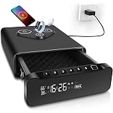 Amazon.com : FTOP Biometric Fingerprint Gun Safe, Clock Handgun Safe ...