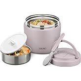 Amazon.com: Ideus 20 oz Insulated Soup Thermo with Foldable Spolk and ...