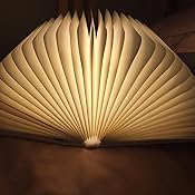 Book Light, Folding Book Lamp, Night Light Magicfly USB Rechargable ...