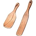 Amazon.com: ZEENEEK Wooden Spurtle for Cooking, 2 Pack 10Inch 8Inch ...