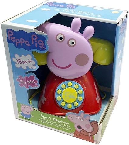 CYP 1684687 Teléfono Peppa Pig Phone, red: Amazon.co.uk: Toys & Games