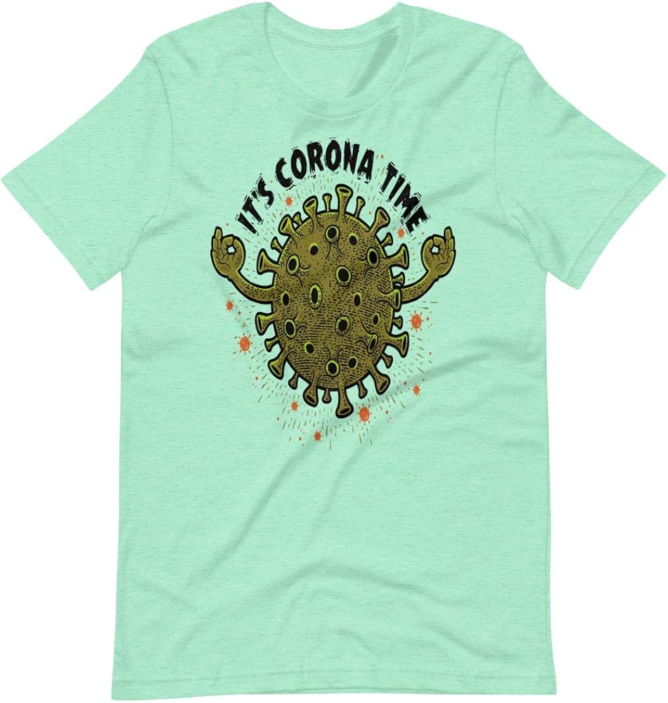 It's Corona Time Short-Sleeve Unisex COVID-19 T-Shirt Corona T-Shirt ...