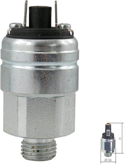 Druckschalter mit Flachstecker, bis 350 bar Mini Druckschalter Öffner ...