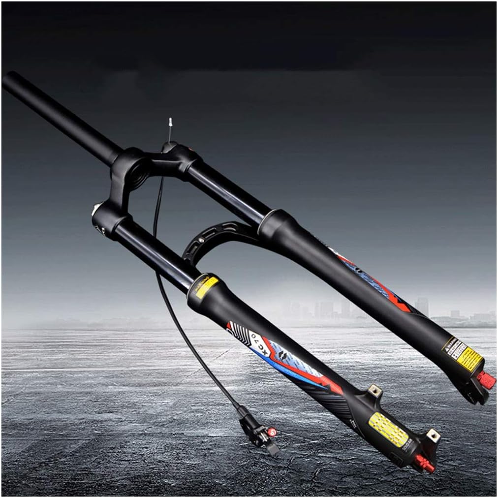 LHHL VTT Fourche Suspendue pour Vélo 26 27.5 29" Double Soupape d'air ...