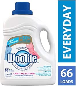 Woolite Everyday, Laundry Detergent, Mega Value Pack, 2.96 L, With ...