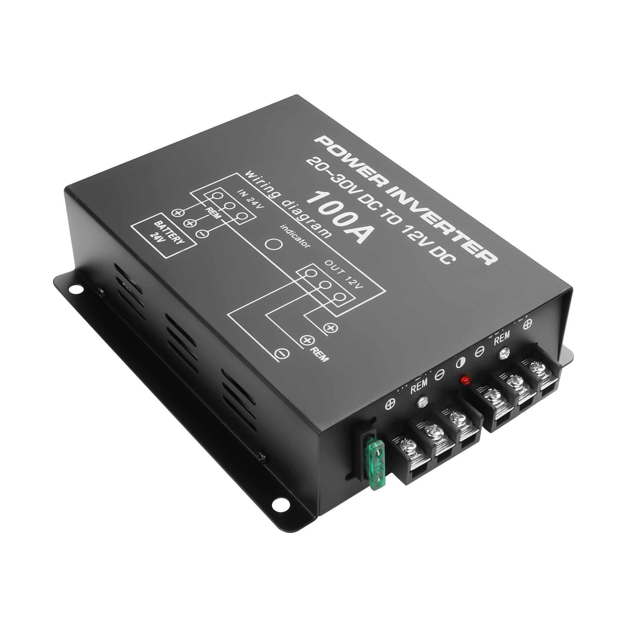 XMSJSIY DC 24V to 12V Step-Down Voltage Converter - 100A, 1200W DC Buck ...