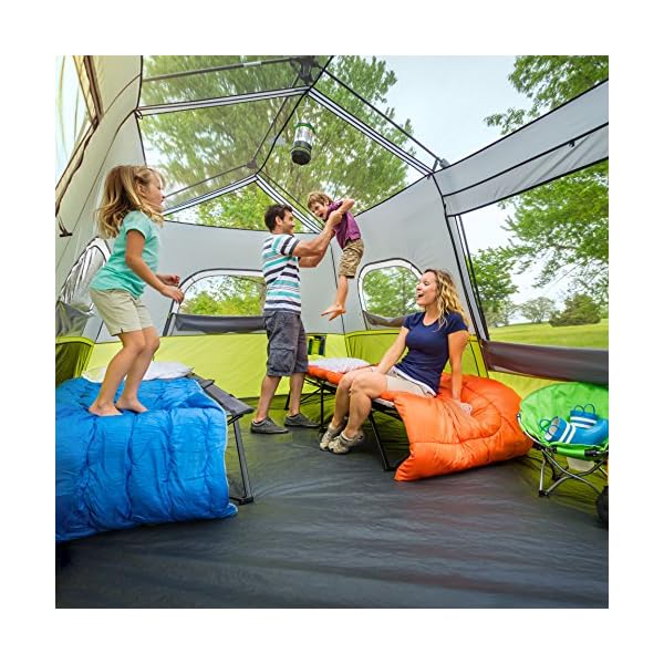 CORE 9 Person Instant Cabin Tent | Portable Multi Room Stand Up Tent ...