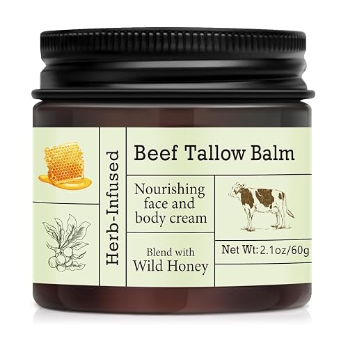 Beef Tallow For Skin – Natural Whipped Tallow and Honey Balm Face ...