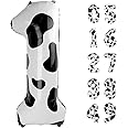 Amazon.com: Cow Print Number Balloon Birthday Decorations, 40 inch ...