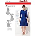 Amazon.com: Simplicity 1715 Misses' and Miss Petite Amazing Fit Dress ...