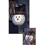 Snowman Holiday Christmas Porch Light Covers, Set of 2 - Snowman ...