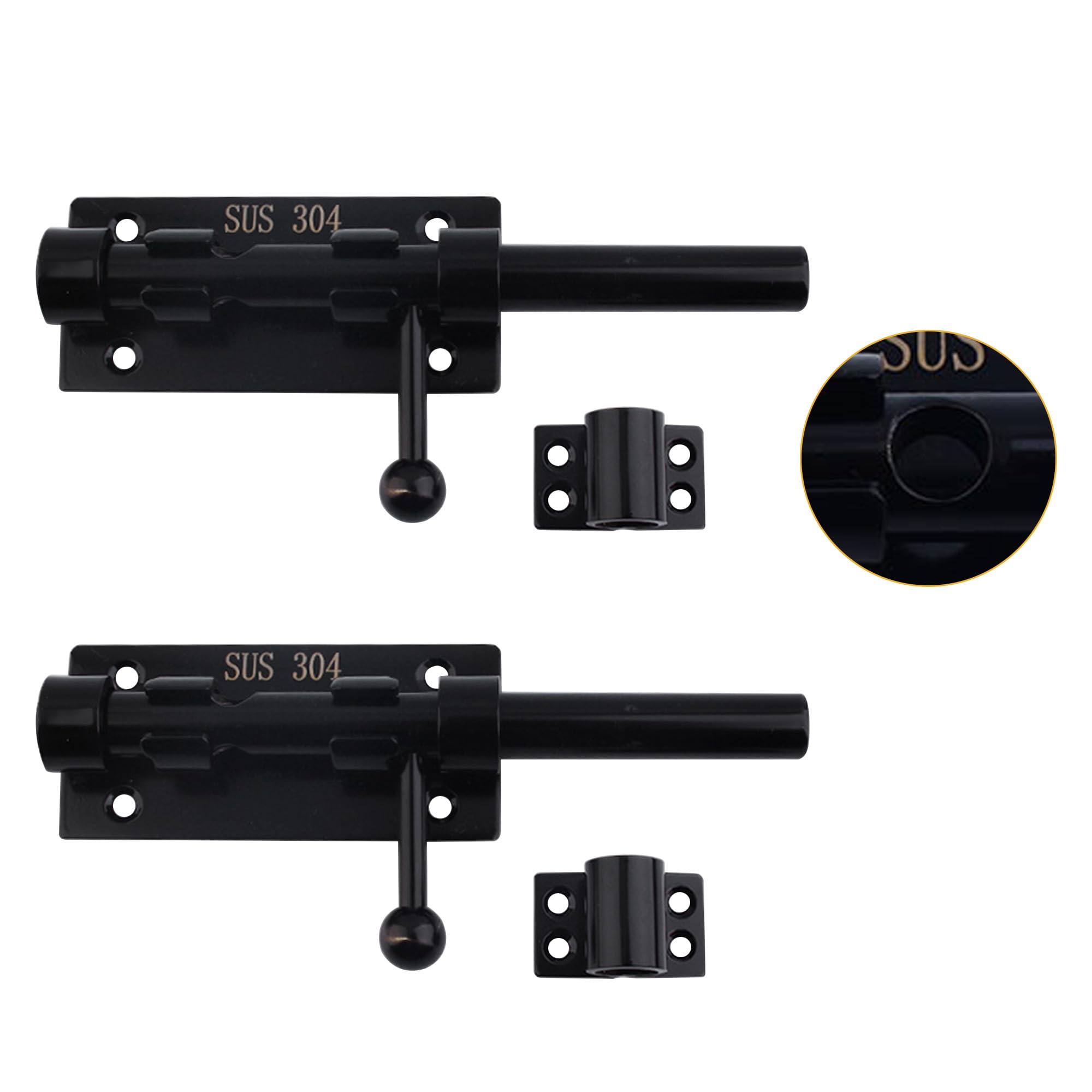 Mua Heavy Duty Slide Bolt Lock, 6.3 Inch Barrel Bolt Gate Lock with ...
