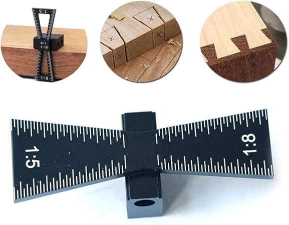 Volwco Dovetail Marker,Dovetail Marking Gauge with Scale,Aluminum ...