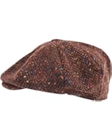 Hanna Hats Men's Donegal Tweed 8 Piece Cap Newsboy Cap at Amazon Men’s Clothing store: