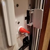RV Travel Trailer Entry Door Lock Polar White Paddle Deadbolt ...