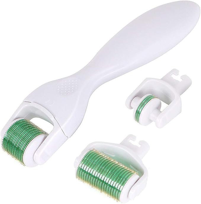 3in1 Derma Roller (0.25mm/0.5mm/01mm) for Face, Eye, Body Area, Derma ...