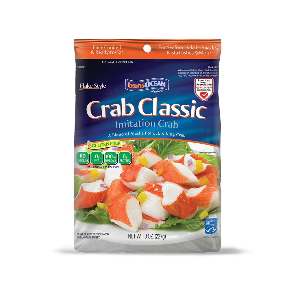 Trans-Ocean Products, Crab Classic Flake, 8 oz: Amazon.com: Grocery ...
