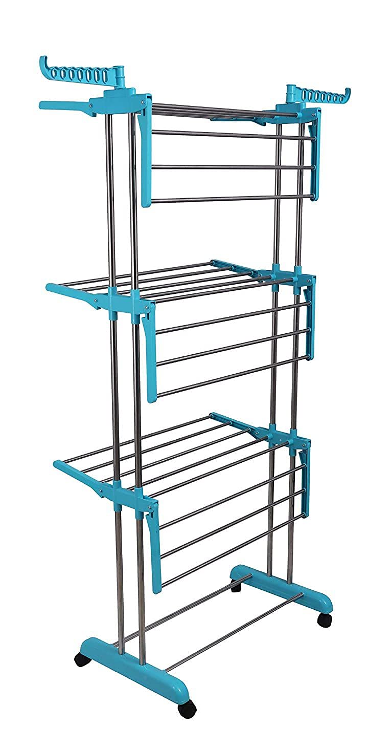 Tilak | Heavy Duty Steel 3 Layer | Steel Grandis Plus 6 Racks | Double ...