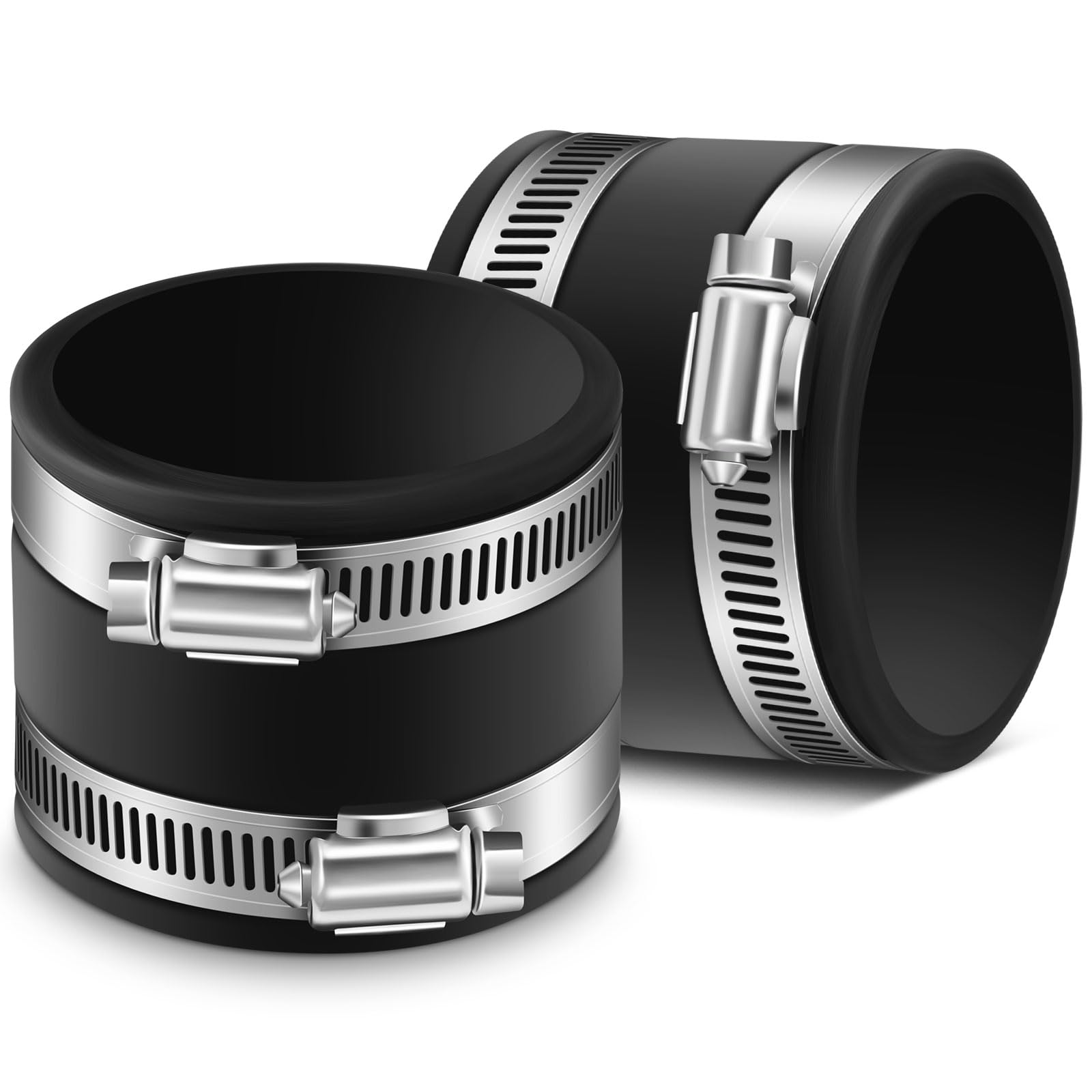 Minatee Dust Control Flex Cuffs with Stainless Steel Hose Clamps ...