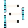 Amazon.com: JESSINIE 3Pcs 1x6 Matrix Array Membrane Switch Display Keypad Keyboard Switch 104 ...