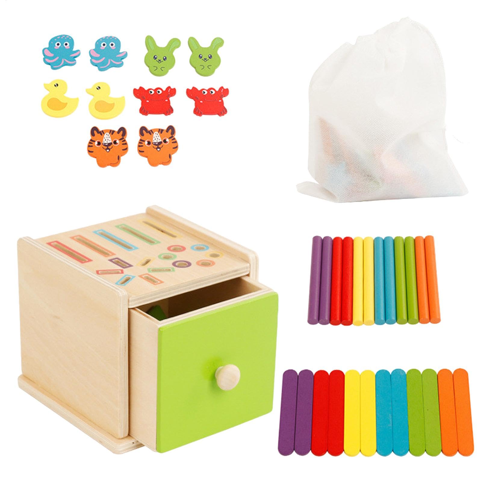 Mua Wooden Shape Sorter, Color Matching Toy, Educational Box, Sensory ...