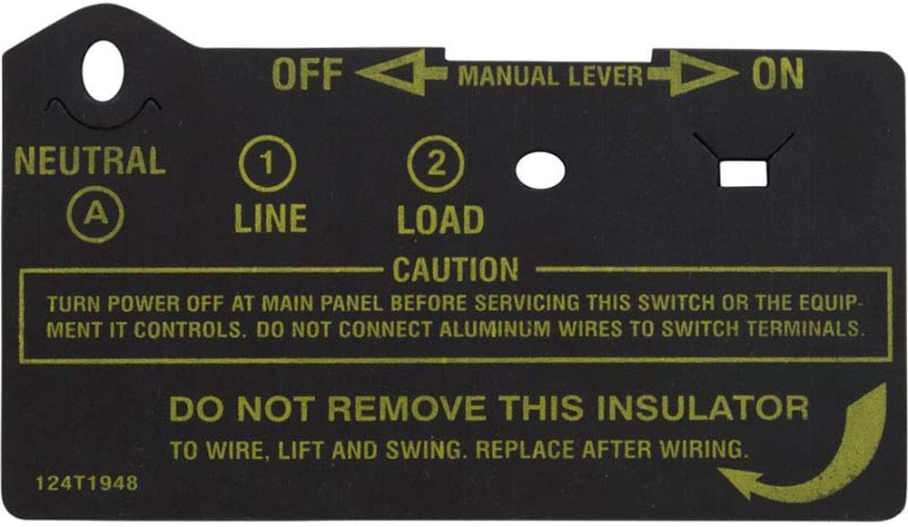 Intermatic 124T1948 Clear Replacement Insulator Used in all T101 and ...