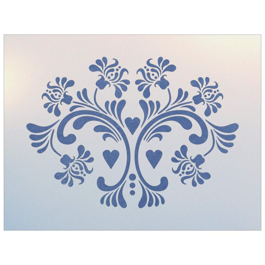 Amazon.com: Rosemaling Pattern 11 Stencil - The Artful Stencil: Handmade