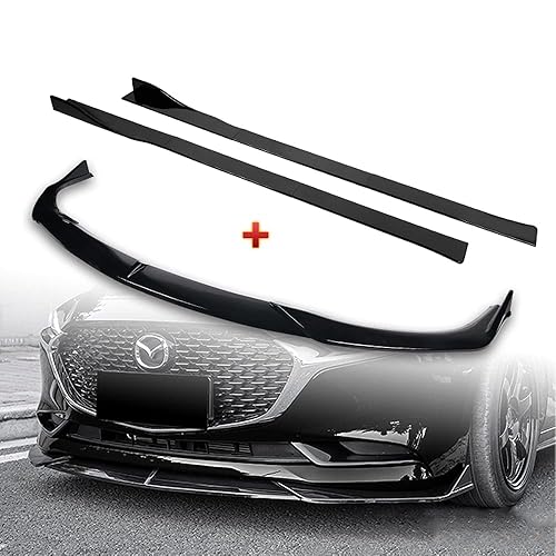 Q1-TECH, 9-Piece Front Bumper Body Kit Lip & Side Skirt Extensions ...