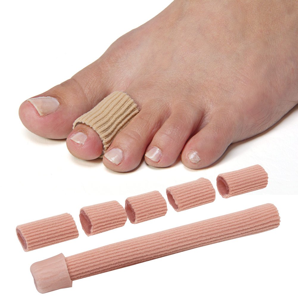 Amazon.com: Digi-Cushions , Gel Tube with Elastic Fabric, 2 Toe Sleeves ...