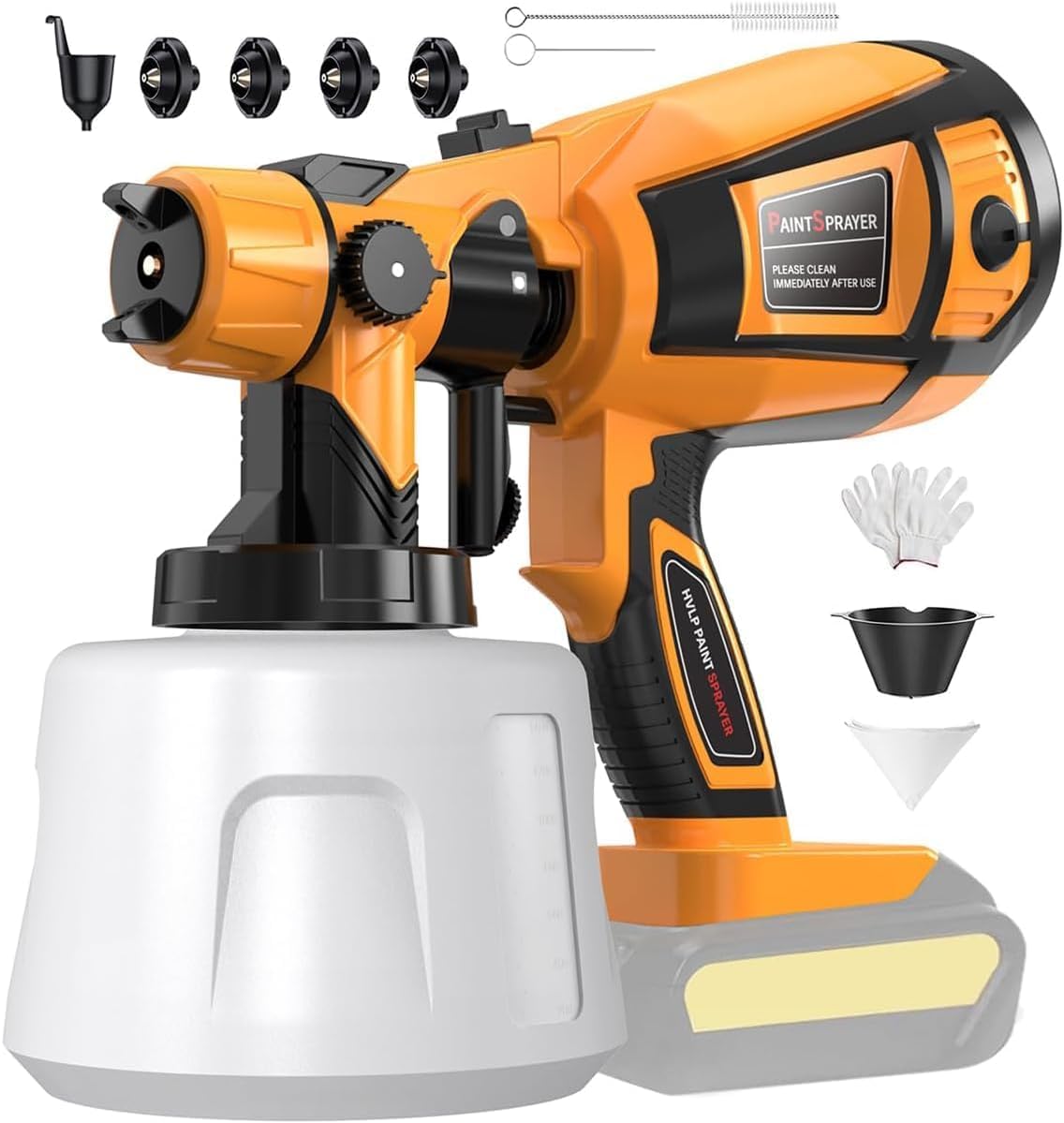 Paint Sprayer Tool High Power Electric Spray Paint Gun Easy to Clean ...