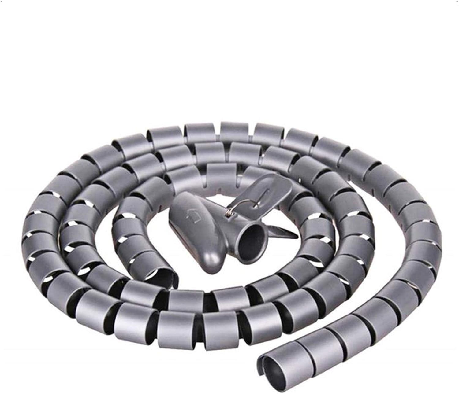 Cable Management Sleeve,2M Cable Bundler Manager with Cord Organizer ...