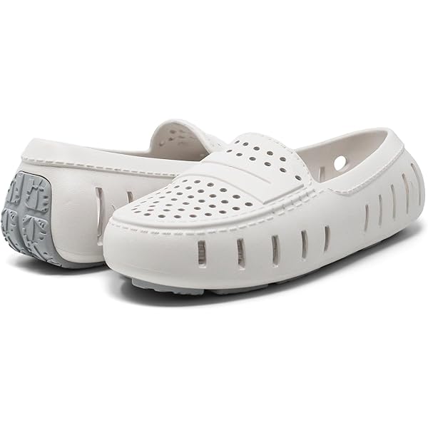 Amazon.com | Floafers Women's Hardy m+C Women's Driver White/Grey