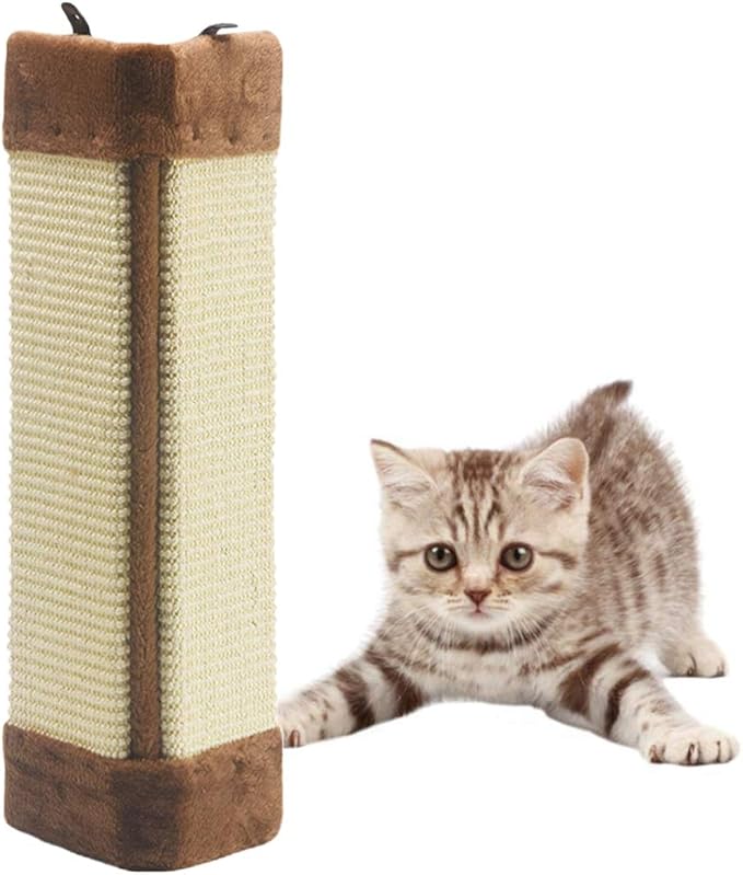 Amazon.com : cyclamen9 Wall Mounted Scratching Post, 20inch Hanging ...