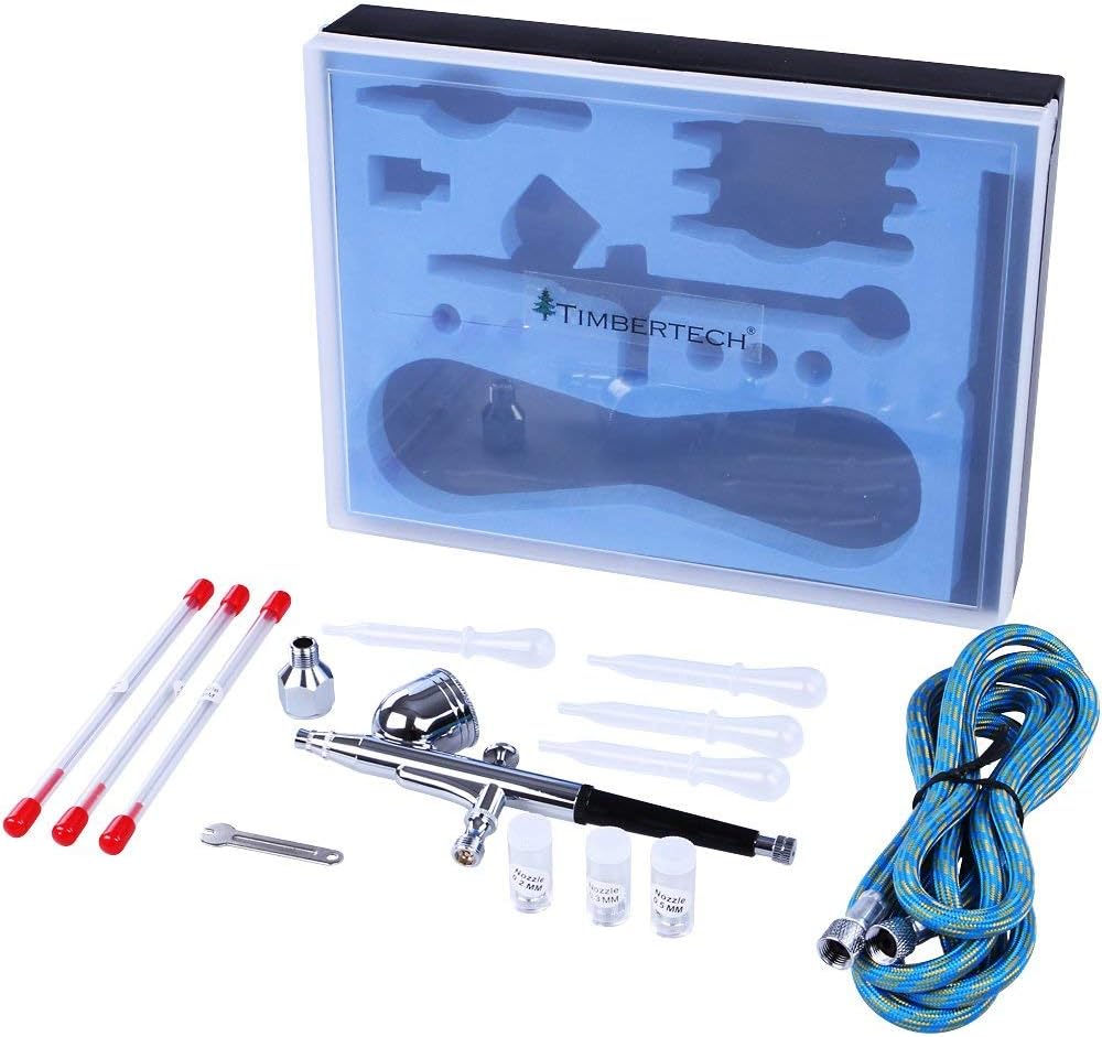 Timbertech® ABPST01 Airbrush Kit – Includes Adapter, Hose, Nozzles and ...