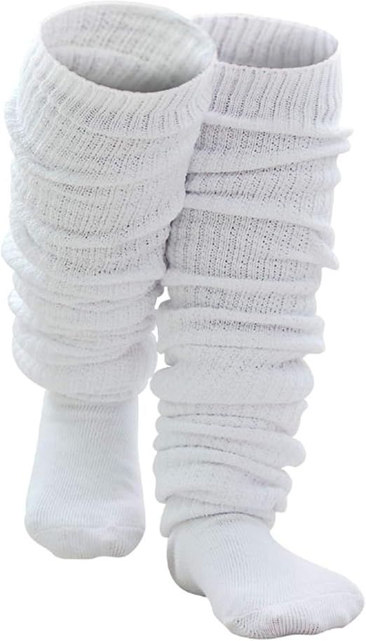 AWOCAN Loose Socks Japanese Style Student Girl's Socks White Lolita Leg ...