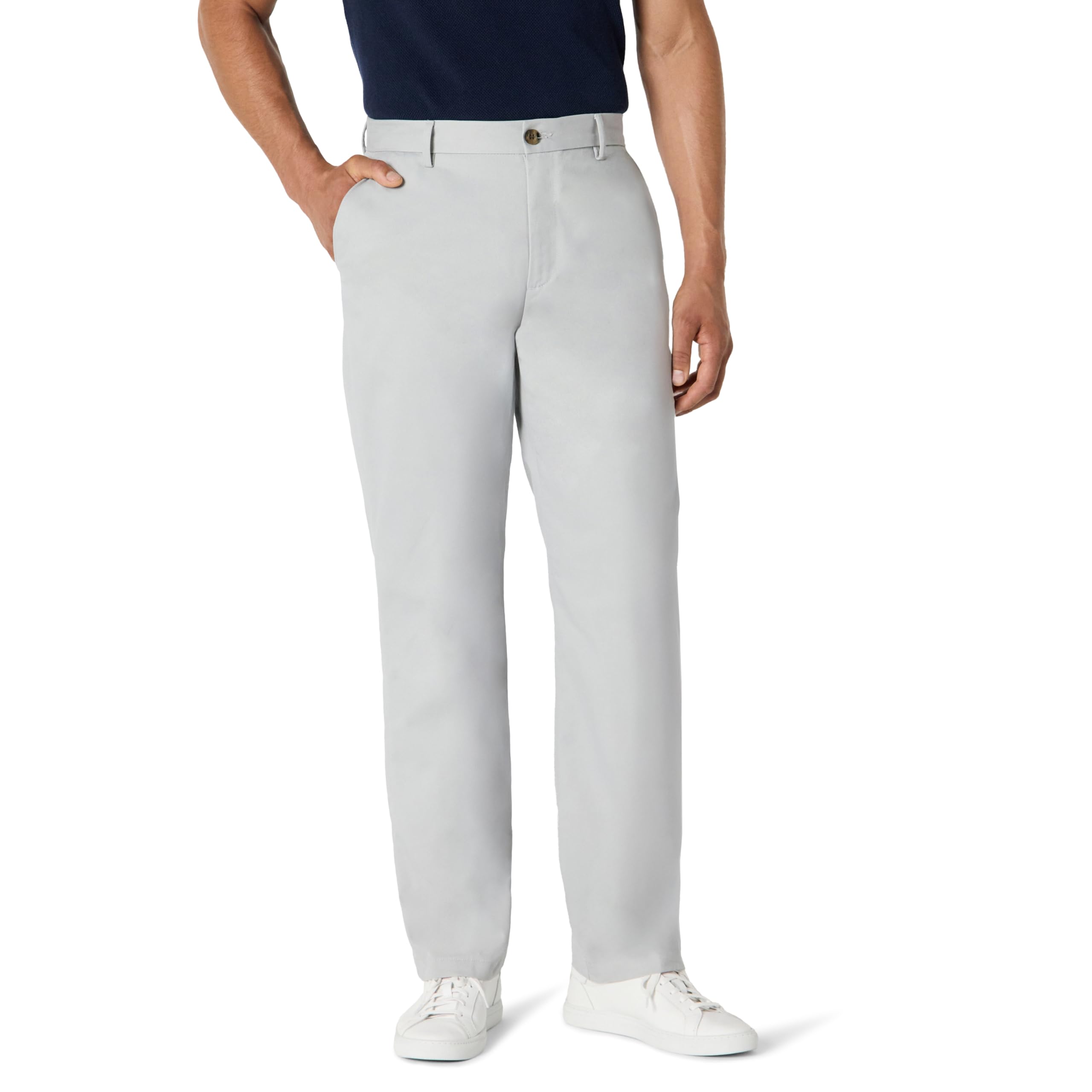 Amazon Essentials Men's Classic-Fit Wrinkle-Resistant Flat-Front Chino ...