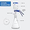 LVDALAB Lab Vacuum Filtration Distillation Apparatus, Borosilicate ...